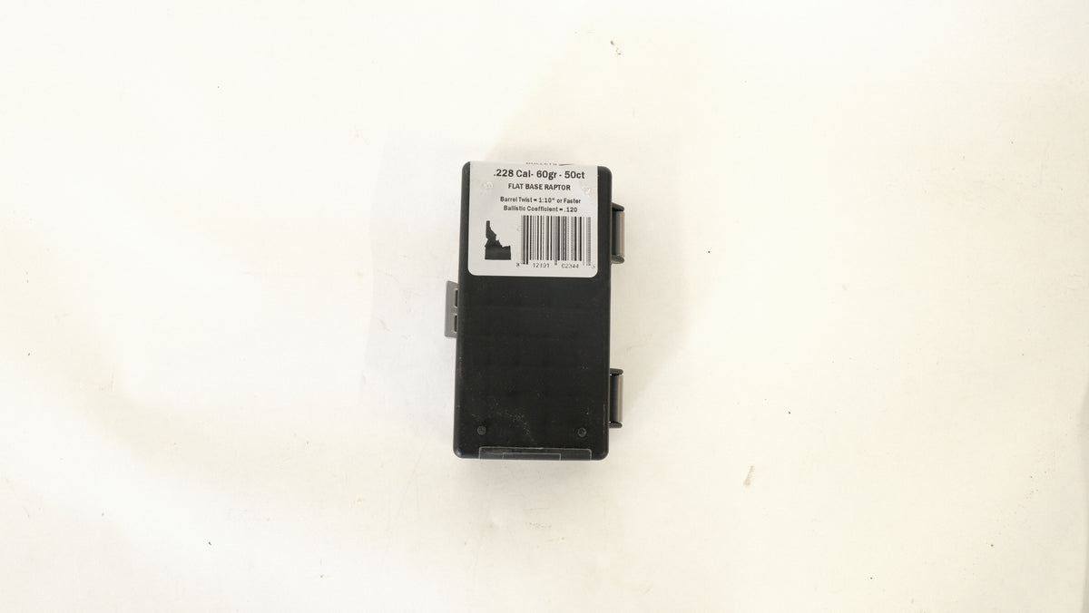 228 ( 22 Savage/ 22 HP/ 5.6x52R) (.228) (60GR) FB Bullets Raptor by Cu ...